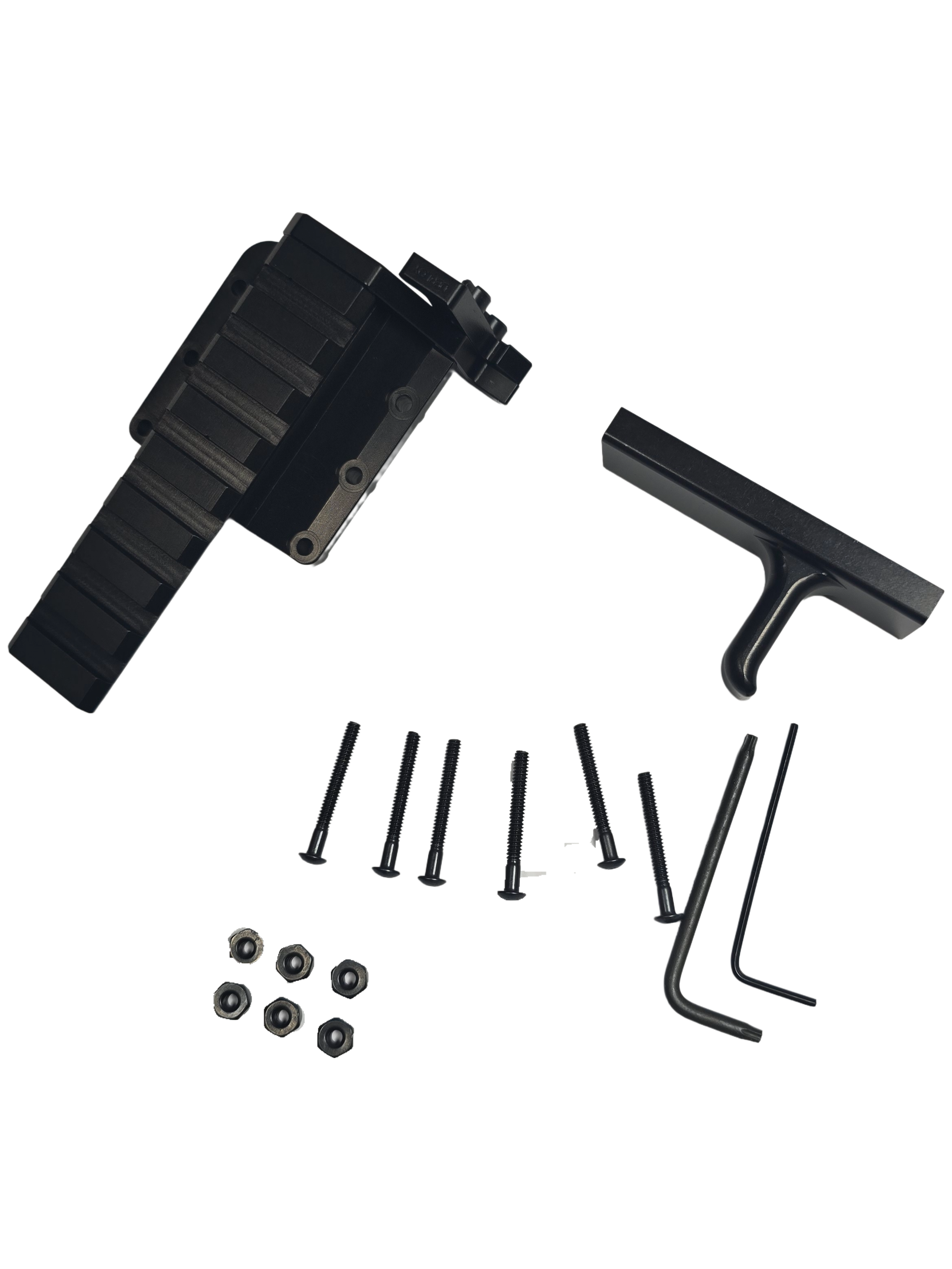 S&W FPC Extended Charging Handle & Pic Rail Mount with Rapid Deployment ...