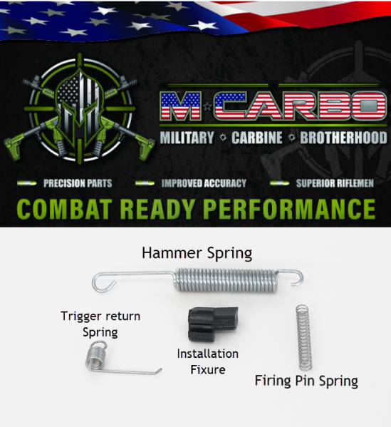 Ruger LCP MAX Trigger Spring Kit – Adjustable Pull Weight Upgrade | M*CARBO