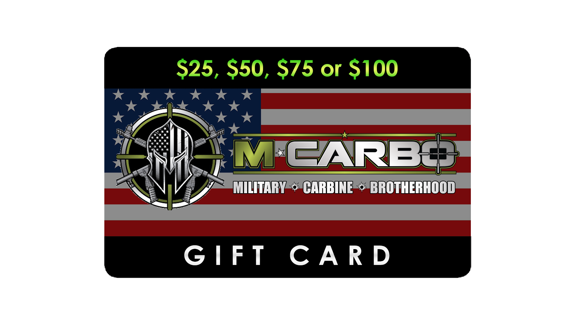 M*CARBO Digital Gift Card | The Perfect Gift for Firearm Upgrades